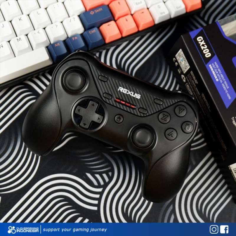 Jual Rexus Gladius GX200 Wireless Gaming Controller - Gamepad Joystick ...