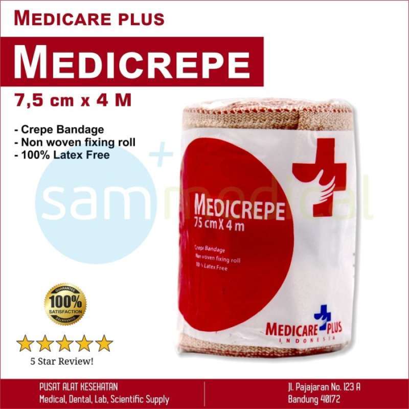 Jual Medicrepe Verban / Perban Elastis 3 (7.5cm X 4m) @roll Di Seller ...
