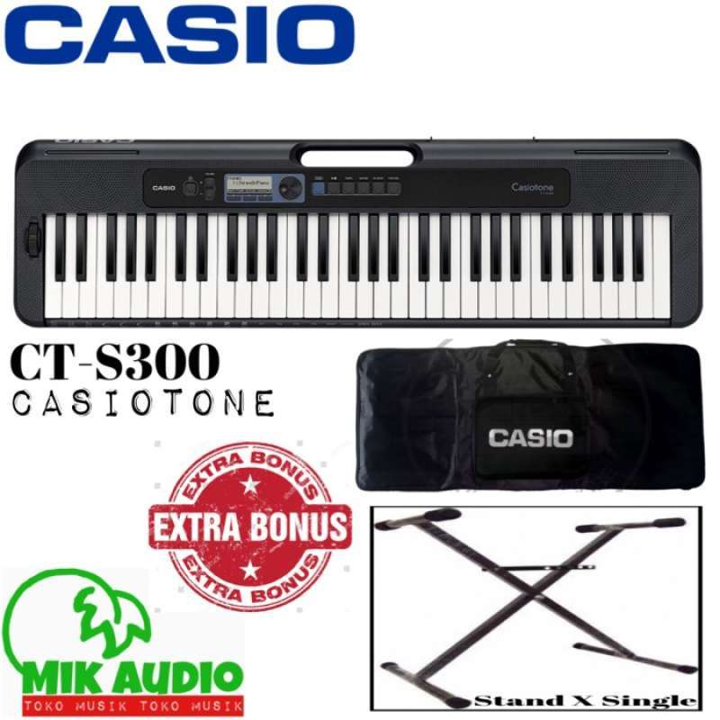 Jual Casio Cts300 / Cts 300 / Cts-300 Paket Portable Keyboard Original ...