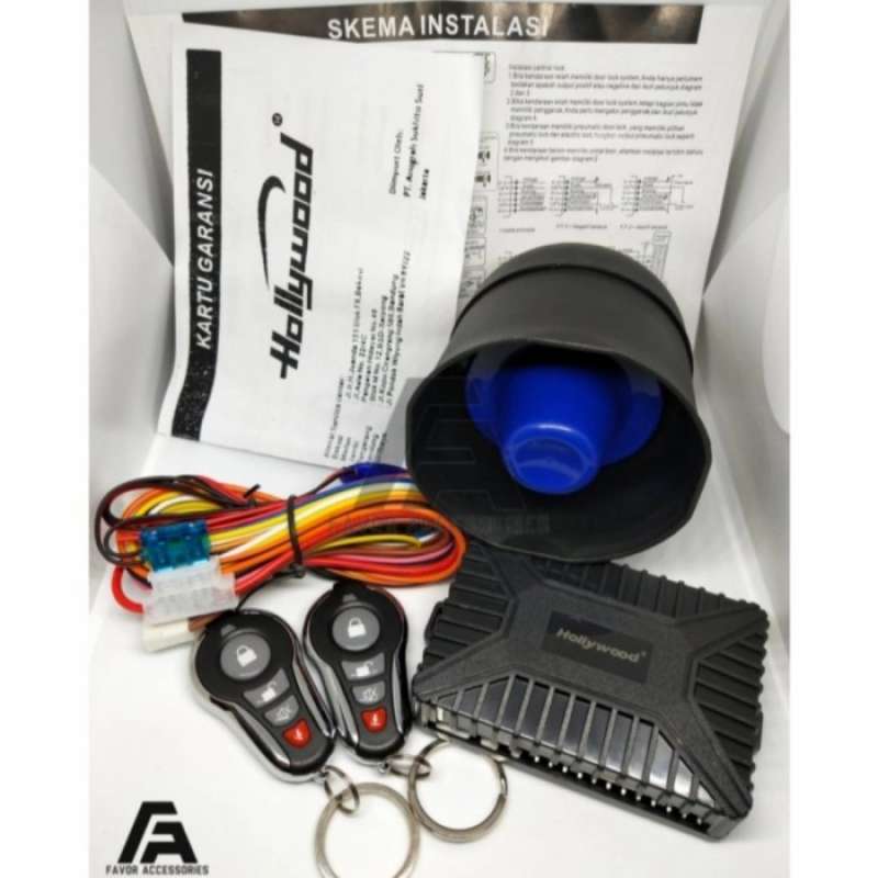 Jual Alarm Mobil Universal Merk Hollywood Model M1 di Seller GIFAR ...