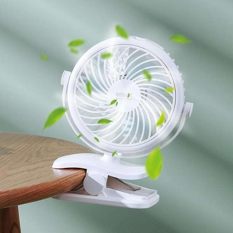 Promo Robot RTBF10 Kipas Rotating Clip Portable USB Mini Diskon 47% di ...