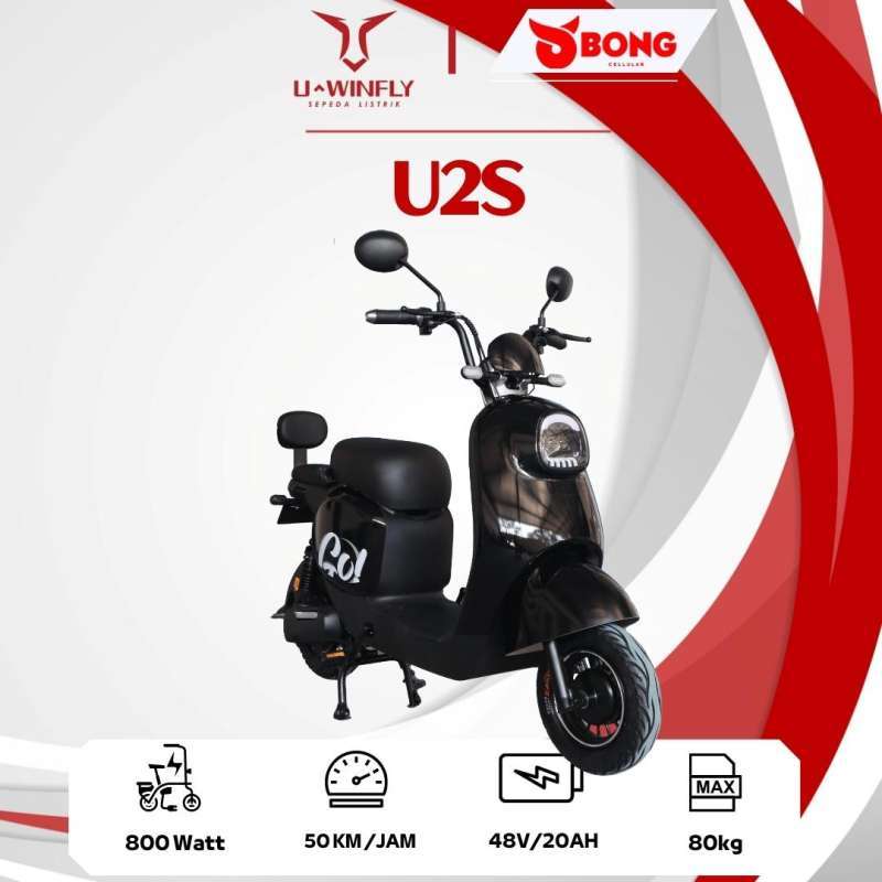 Jual Sepeda Listrik Uwinfly U2s (U2 S) 800watt 20ah Terbaru 2022 ...