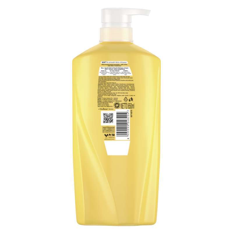 Jual Sunsilk Shampoo Soft & Smooth Halus & Lembut Kuning Pump 650ml Di ...
