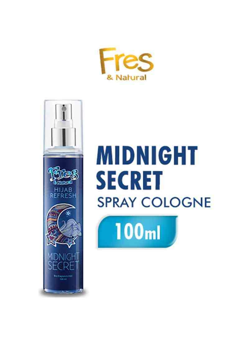 Jual Fres & Natural Fragrance Mist Hijab Fresh Midnight Secret 100 ml ...