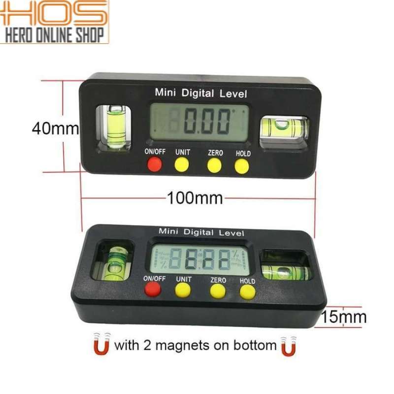 Promo Mini Digital Inclinometer Level Alat Ukur Sudut Kemiringan Plus ...