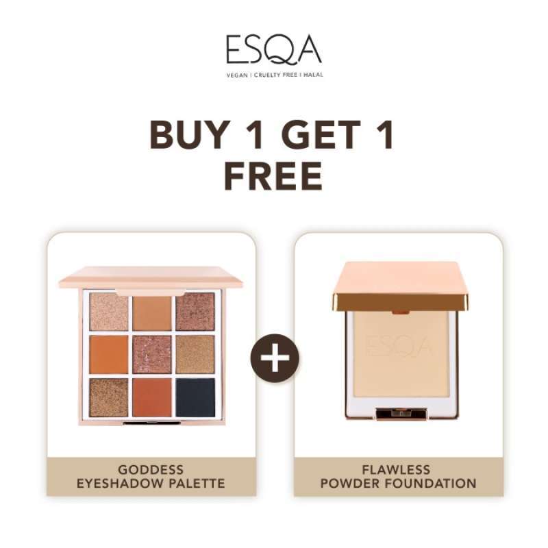 Jual Oem Esqa Goddess Eyeshadow Palette Get Free Flawless Powder ...