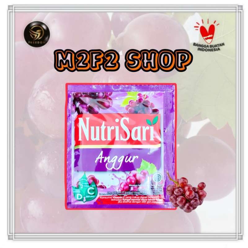 Promo Nutrisari Minuman Serbuk Rasa Anggur Sachet - 11 Gr (kemasan 6 ...