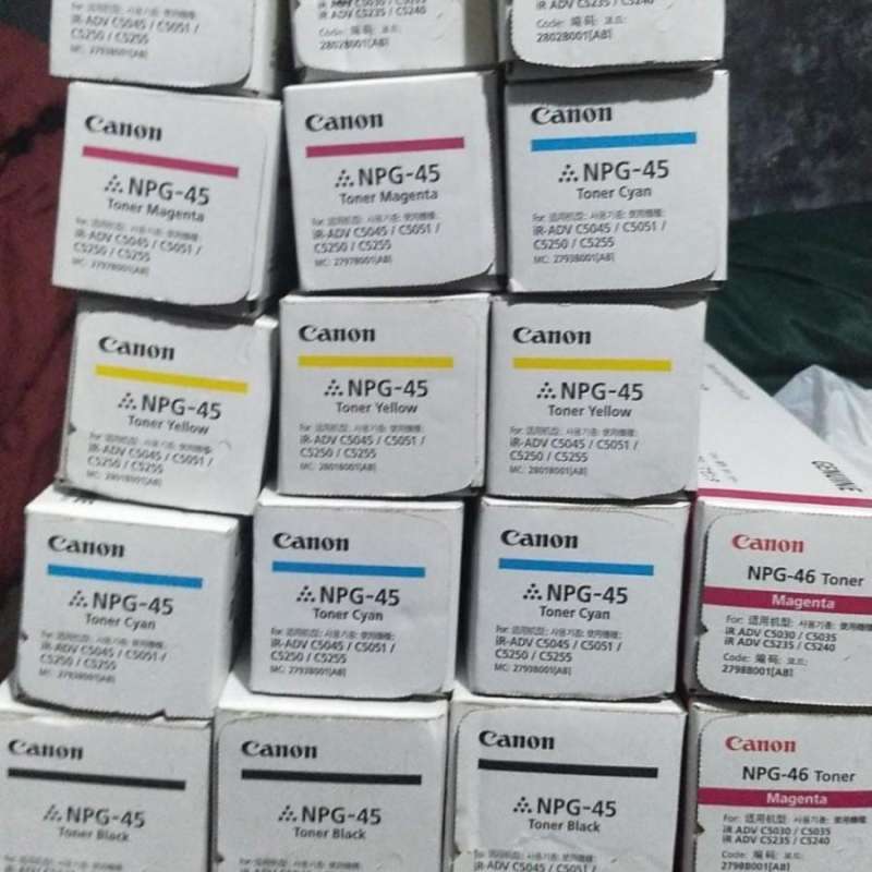 Jual Toner Canon Npg-45 Black Dan Color Original Di Seller Binggo Jaya Com - Menteng Atas, Kota ...