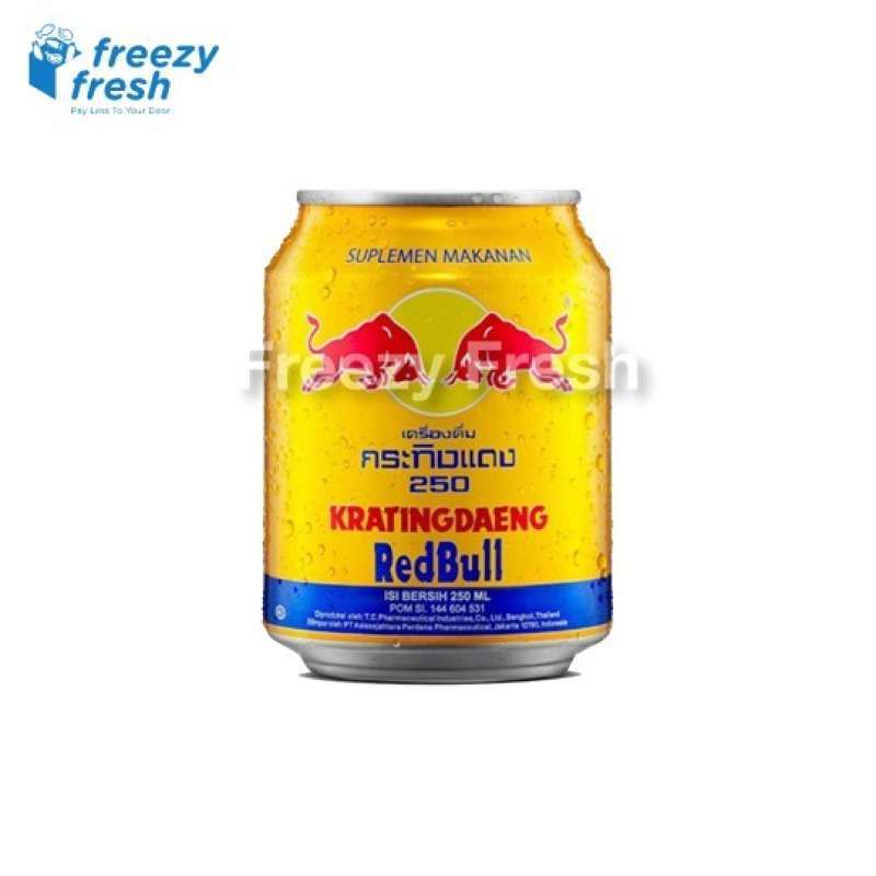 Jual Kratingdaeng Red Bull Minuman Energi Kemasan Kaleng 250ml Di ...
