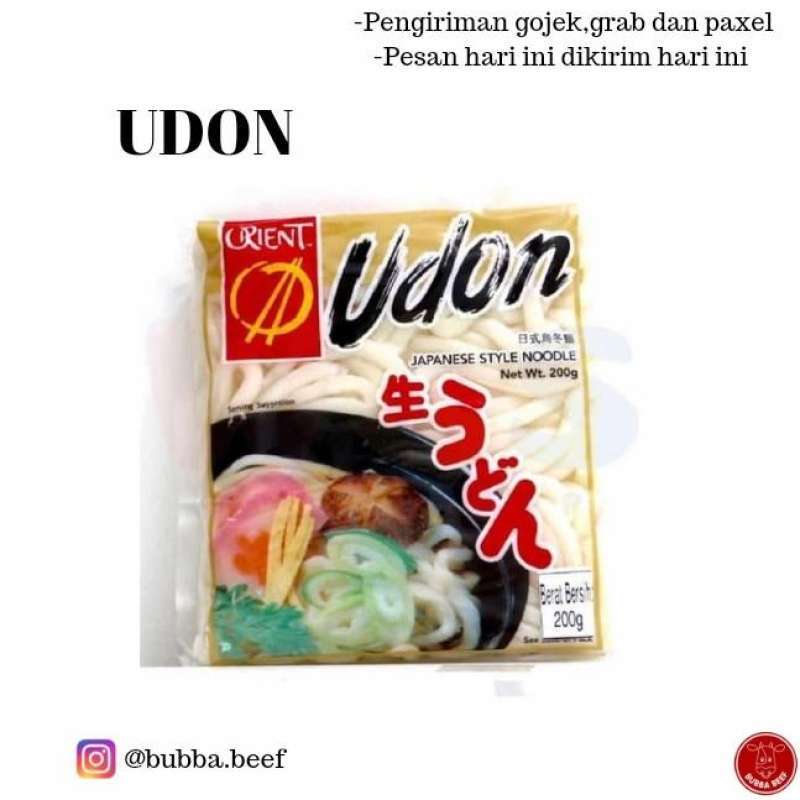 Jual Orient Mie Udon Halal 200gr | Japanese Style Noodle | Mie Udon ...