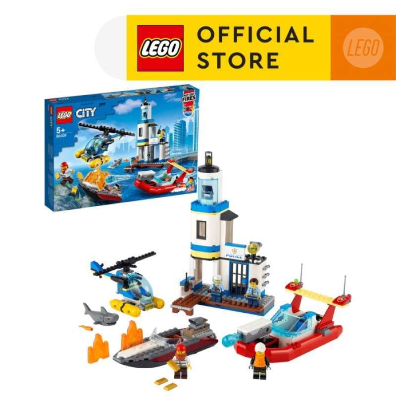 Jual LegoÂ® City Seaside Police And Fire Mission (60308) - Multicolor ...