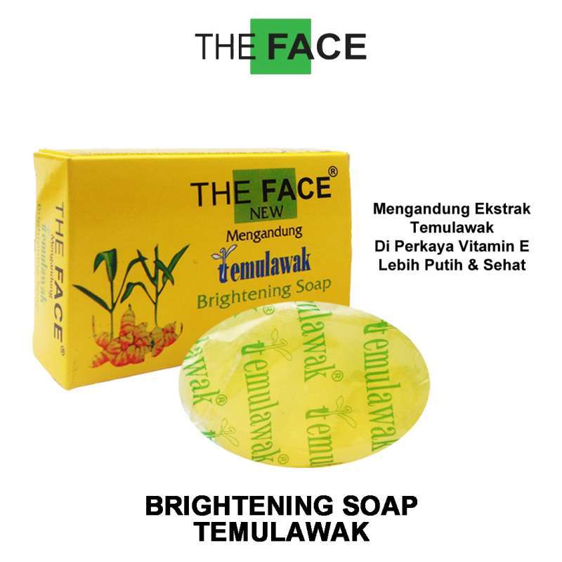 Jual THE FACE TEMULAWAK BRIGHTENING SOAP - SABUN CUCI MUKA MENCERAHKAN ...