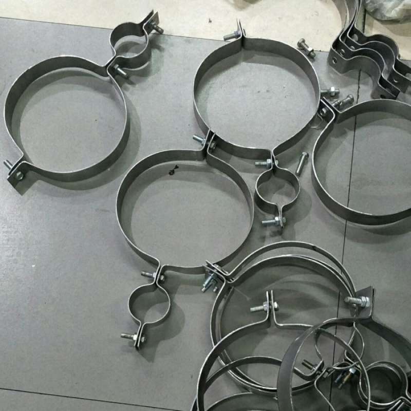 Promo Klem Stainles Clamp Pipa Double 7X2 Plat Tebal Anti Karat Diskon ...