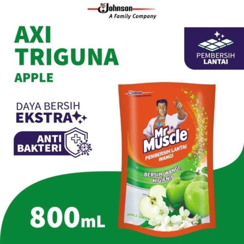 Jual MR. MUSCLE AXI TRIGUNA APPLE POUCH 800 ML di Seller Warung Emak - Pengasinan, Kota Depok ...