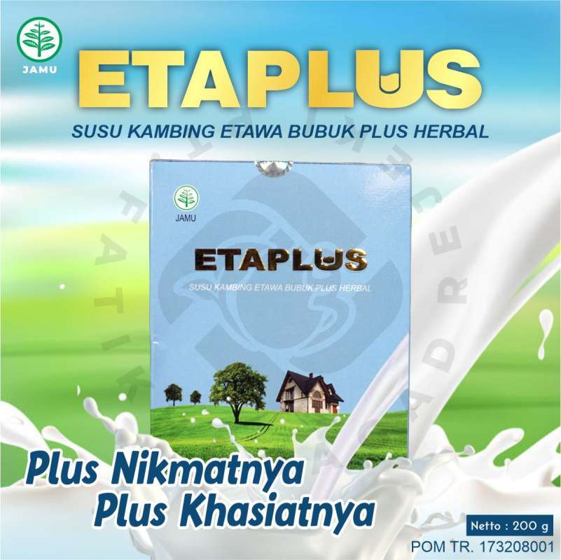 Jual ETAPLUS ETAWA SUSU KAMBING BUBUK MURNI PENCEGAH ASMA BATUK ORIGINAL di Seller ...