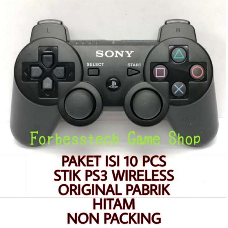Promo 10 PCS - Stick Stik Joystick Sony PS3 Wireless Controller OP Hitam Diskon 6% di Seller ...