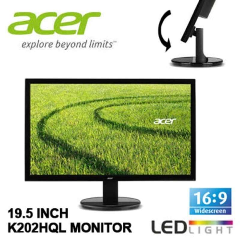 Jual ACER MONITOR K202HQL_B 19.5 HD/ 5MS/ VGA/ HDMI 60Hz di Seller ...