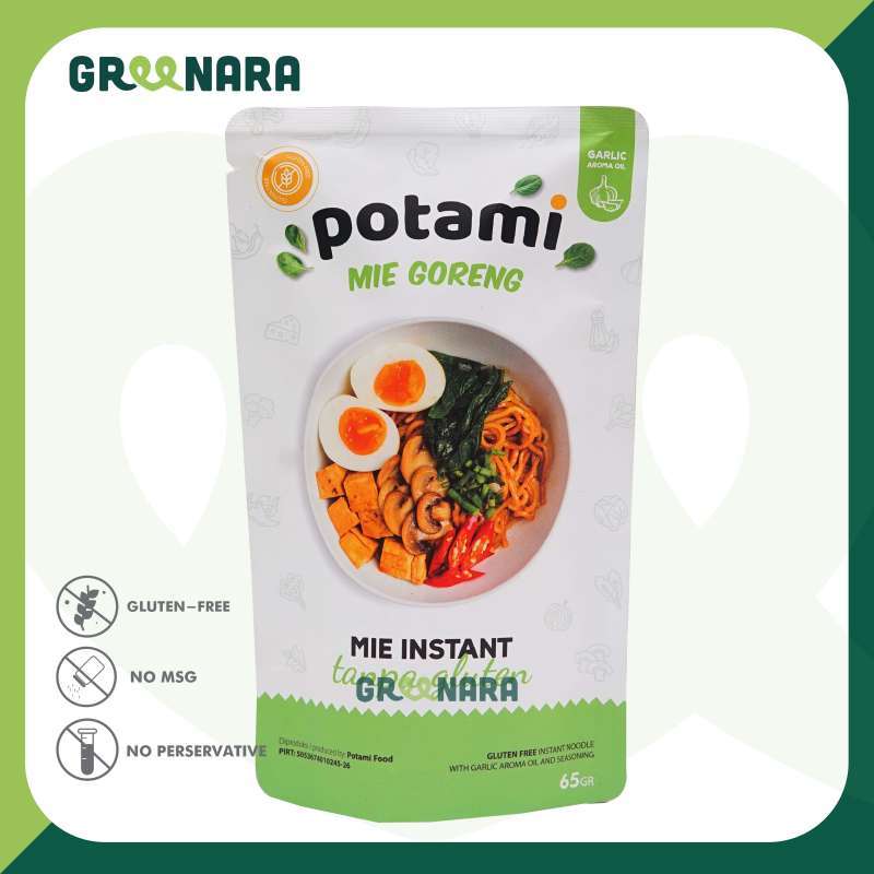 Jual Potami Mie Goreng Instant Gluten Free 65gr / Mie Goreng di Seller ...