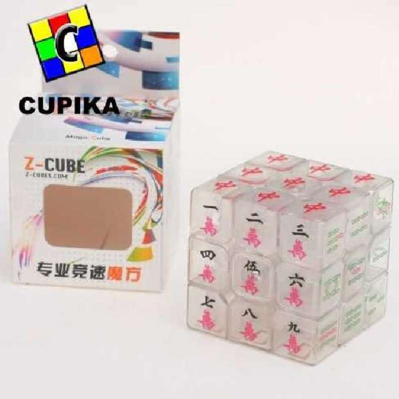 Jual Rubik Z-cube 3x3 Motif Mahjong Zcube Mahyong 3x3x3 Z Cube Viral Unik - Biru Dop Di Seller ...