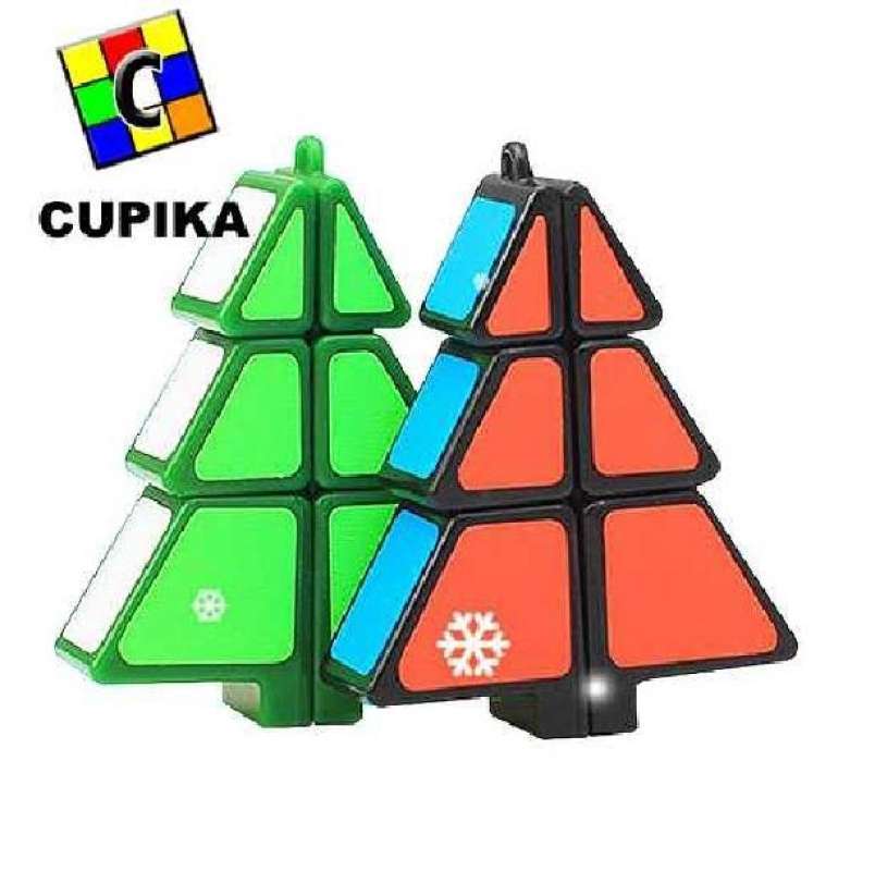 Jual Rubik 3x2 2x3 Pohon Natal Chrismas Yongjun Qiyi 3x3 Viral Bagus ...