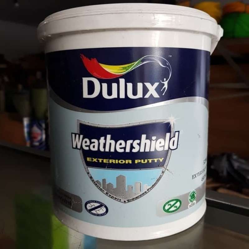 Jual Dulux Weathershield Putty (Plamur Exterior) 3,5 Kg di Seller Teman ...