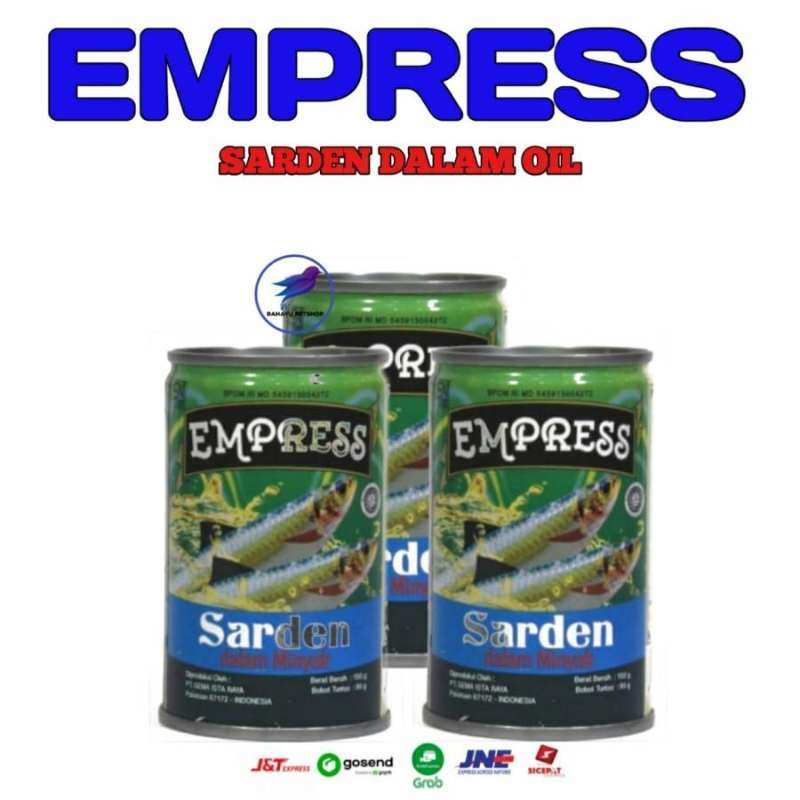 Jual Empress Sarden Dalam Minyak 155 Gram Umpan Pancing Ikan Di Seller ...