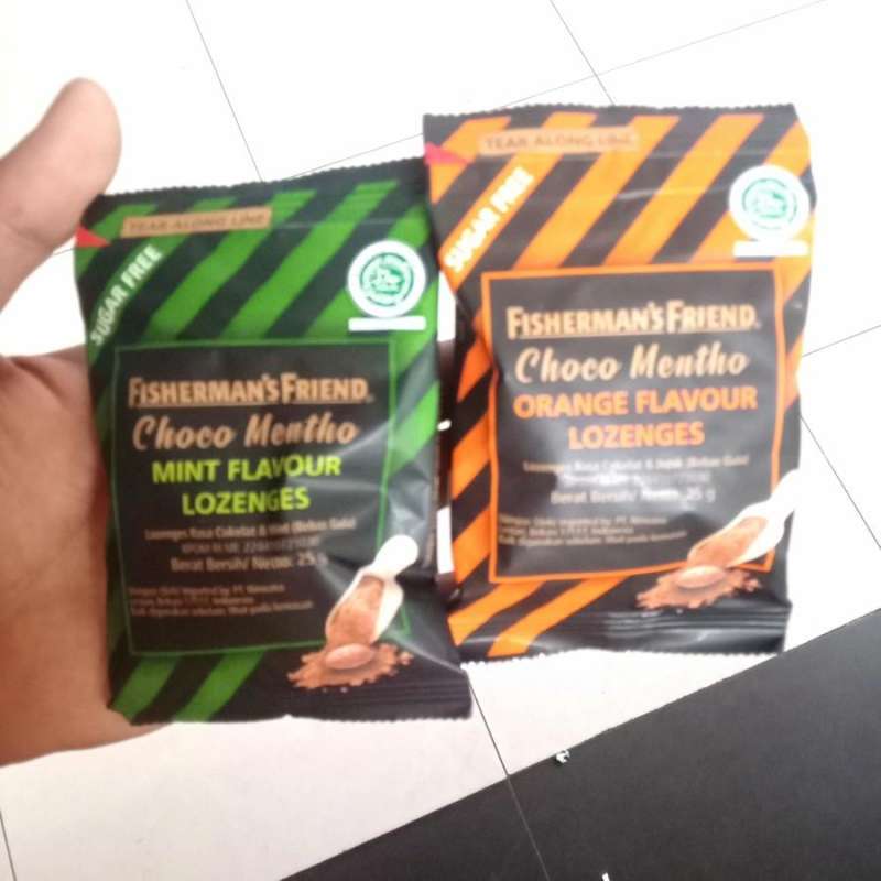 Jual Permen Fishermans Friend Choco Mentho Flavour Lozenges di Seller ...