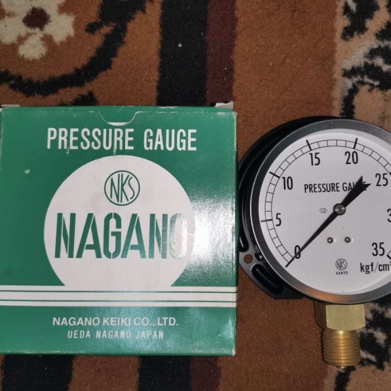 Promo Pressure Gauge 35 Kg Nagano Diskon 10% di Seller KEFIRA STORE ...