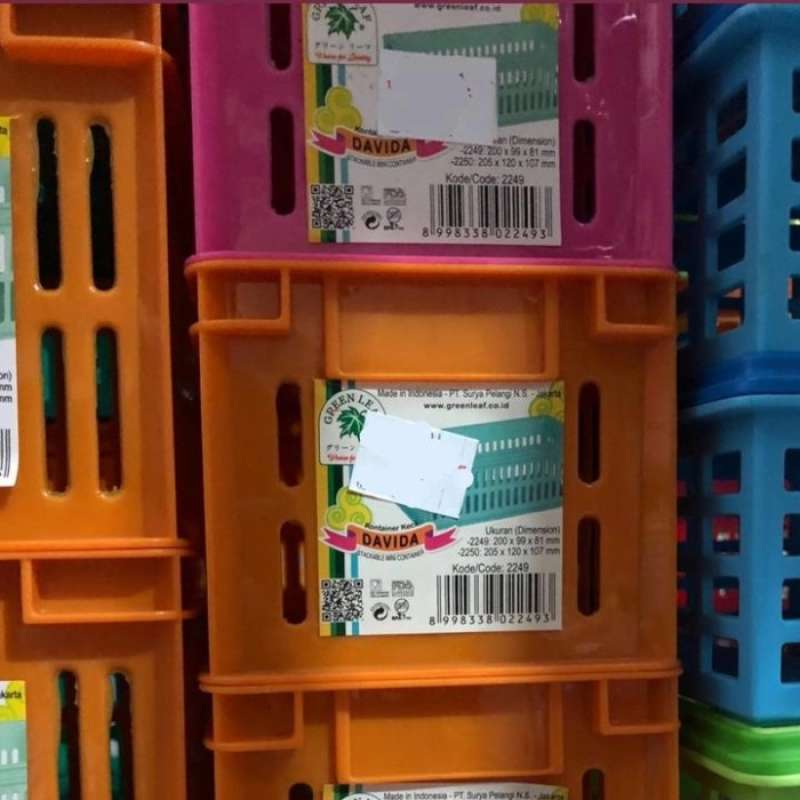 Jual Stockable Mini Container Box Kotak Simpan Kecil Greenleaf Davida ...