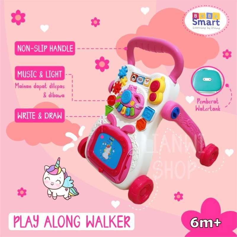Promo Free Ongkir Baby Walker Play Along Walker Bebe Smart Mainan Alat ...