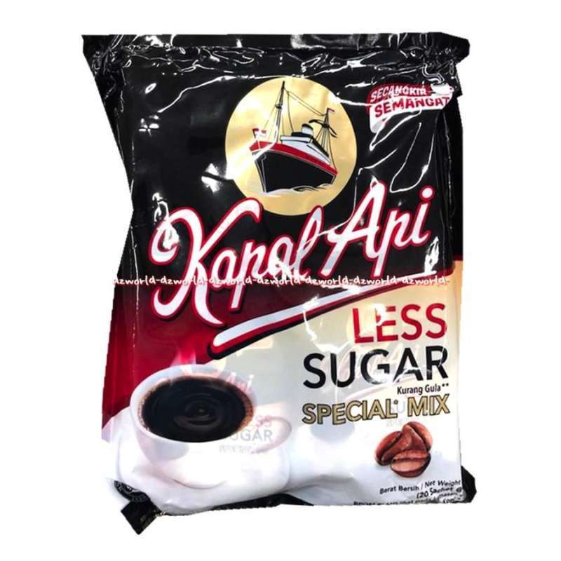 Promo KAPAL API SPECIAL MIX LESS SUGAR BAG ISI 20 SACHET Diskon 4% di ...