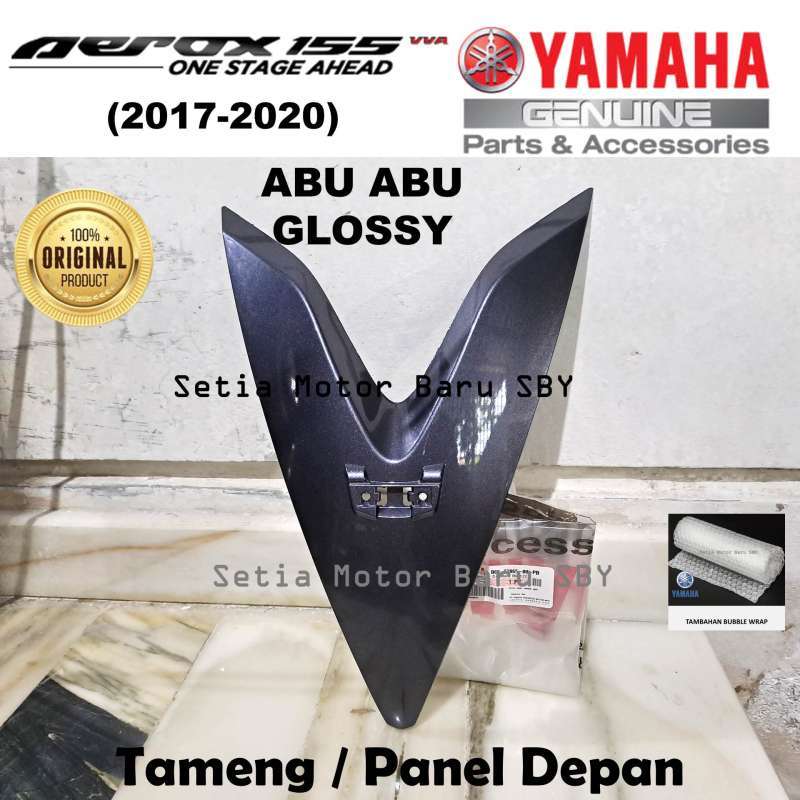 Jual Tameng Panel Depan Cover Front Aerox 155 B65 Abu Abu Glossy Asli ...