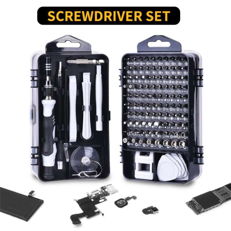 Jual Obeng Set Pinset / Obeng Hp Torx 115 In 1 Lengkap Dengan Pinset di ...