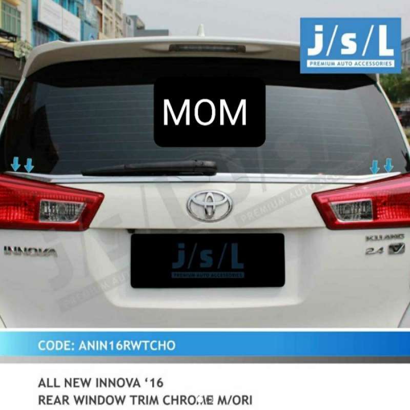 Promo Paket JSL List Kaca Samping + Belakang Chrome Innova Reborn ...