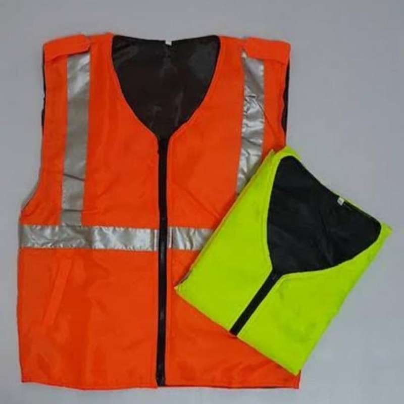 Jual rompi safety, rompi proyek bahan kain parasut, 2 kantong di Seller ...