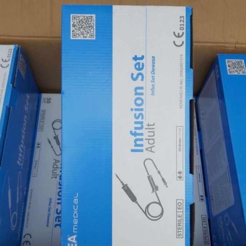 Jual Infus Set Dewasa GEA / Infuset Dewasa GEA / Infusion Set Dewasa ...