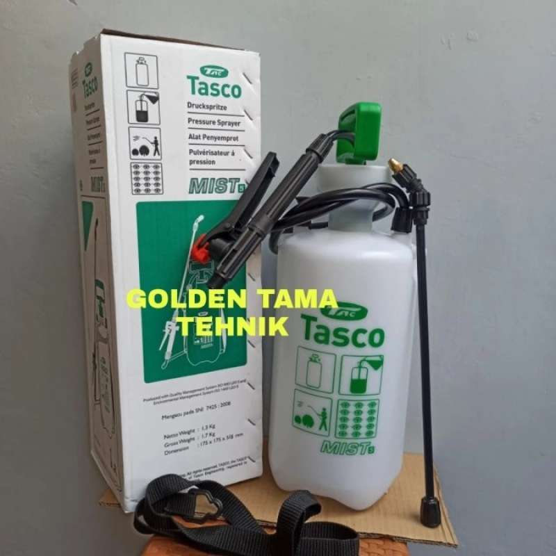 Jual Alat Semprot Hama Atau Sprayer TASCO 5 liter + Nozzle Kuningan di ...