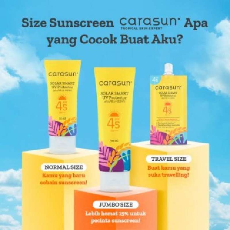 Jual Carasun Solar Smart Uv Protector /sunscreen Carasun 8ml /30ml ...