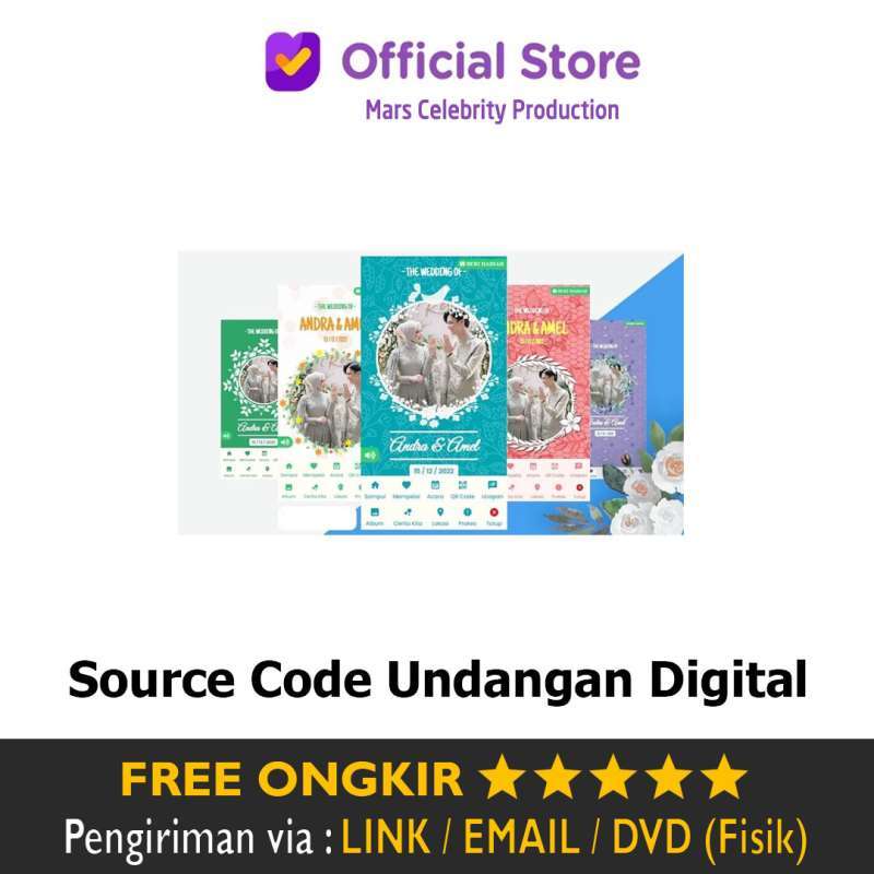Jual Source Code Aplikasi Website Undangan Digital Online Kekinian SiDoiNikah V3 Pernikahan Si ...