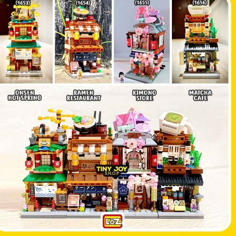 Jual LOZ Street Mini Kimono - 1655 JAPAN SHOPPING STREET SERIES lego ...