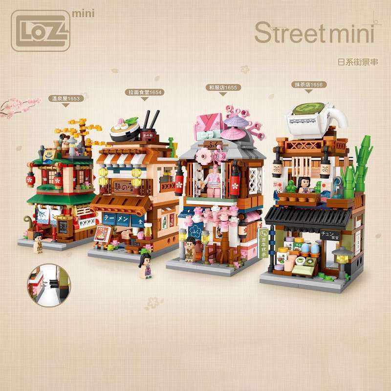 Jual LOZ Street Mini Kimono - 1655 JAPAN SHOPPING STREET SERIES lego ...