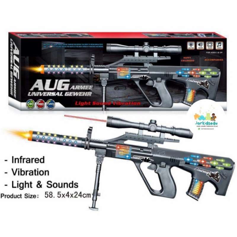 Jual MAINAN PISTOL ANAK SMART GUN TOY NYALA LAMPU DAN SUARA SOFT KADO ANAK di Seller Todaystore ...