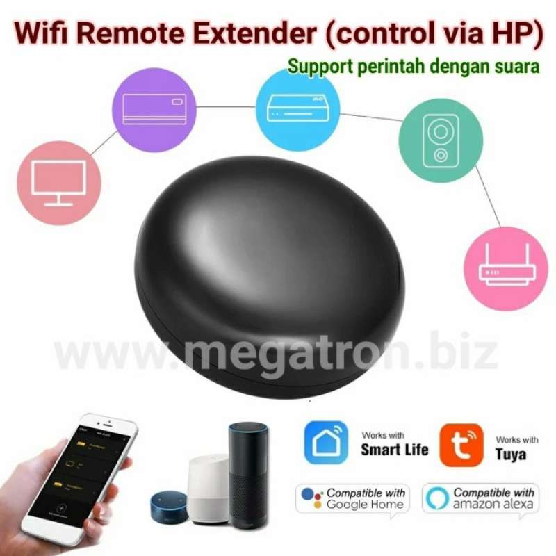 Jual Wifi Remote Extender - Remote via HP - bisa perintah pakai suara ...