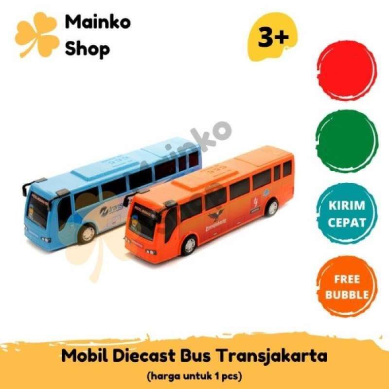 Jual Mainan Anak Diecast Die Cast Bus Transjakarta Busway Di Seller Mainkoshop - Cengkareng ...