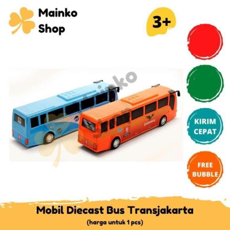 Jual Mainan Anak Diecast Die Cast Bus Transjakarta Busway Di Seller ...