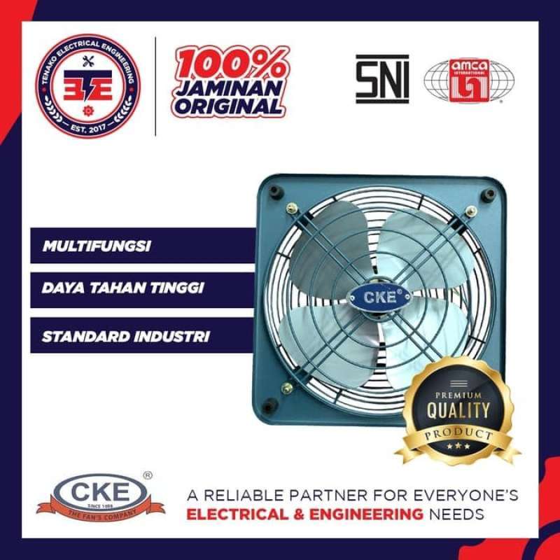 Promo Exhaust Fan CKE ESN-D12 12 inch 1 Phase 220V AC Diskon 23% di Seller Hanskitchen ...