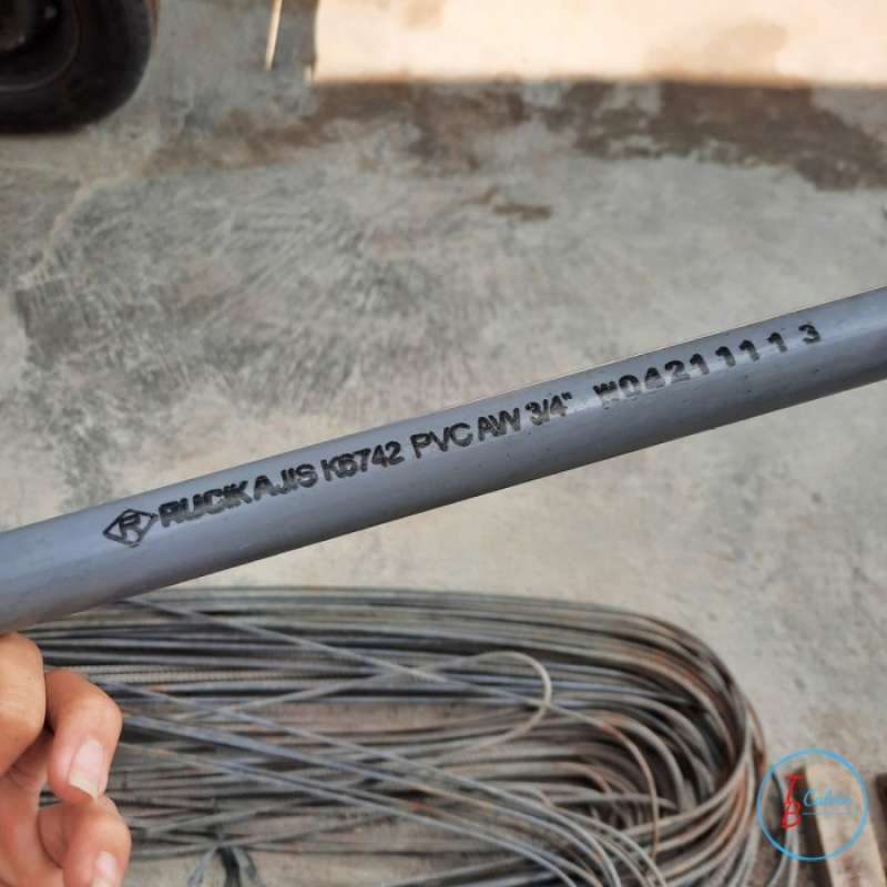 Jual Pipa PVC 3/4 inch RUCIKA WAVIN JIS Abu (AW) Per batang ...