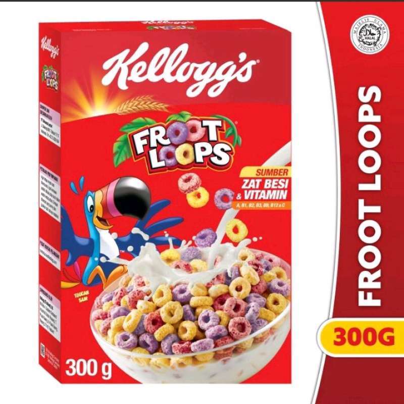Jual Kelloggs Sereal Froot Loops 300 g di Seller Garasi Emak - Perwira ...