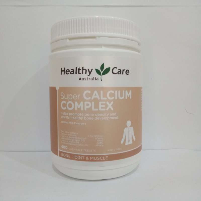 Jual Healthy Care Super Calcium Complex 400 Chewable Tablets di Seller ...