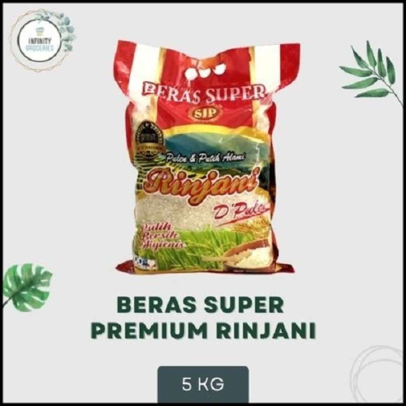 Promo Beras Super Premium Rinjani D'pulen 5 Kg Murah ! Diskon 14% Di ...